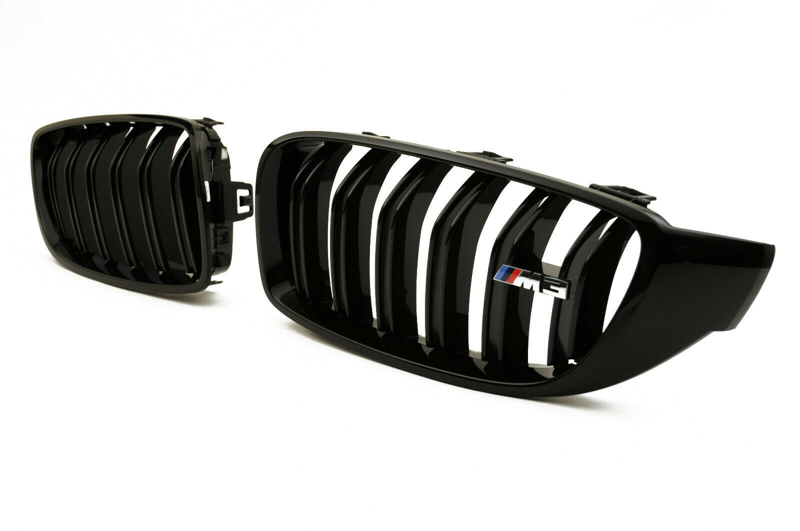 Genuine BMW M Performance F80 F82 F83 Front Black Kidney Grilles - Pair ...